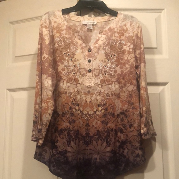 Christopher & Banks | Tops | Christopher Banks Medium Top 34 Sleeve ...